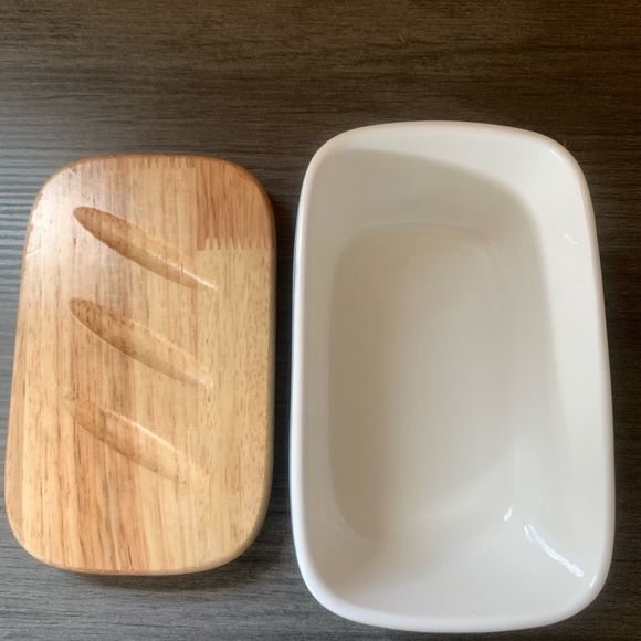 Dowan | Kitchen | New Wout Box Dowan Covered Slate Blue Butter Dish ...